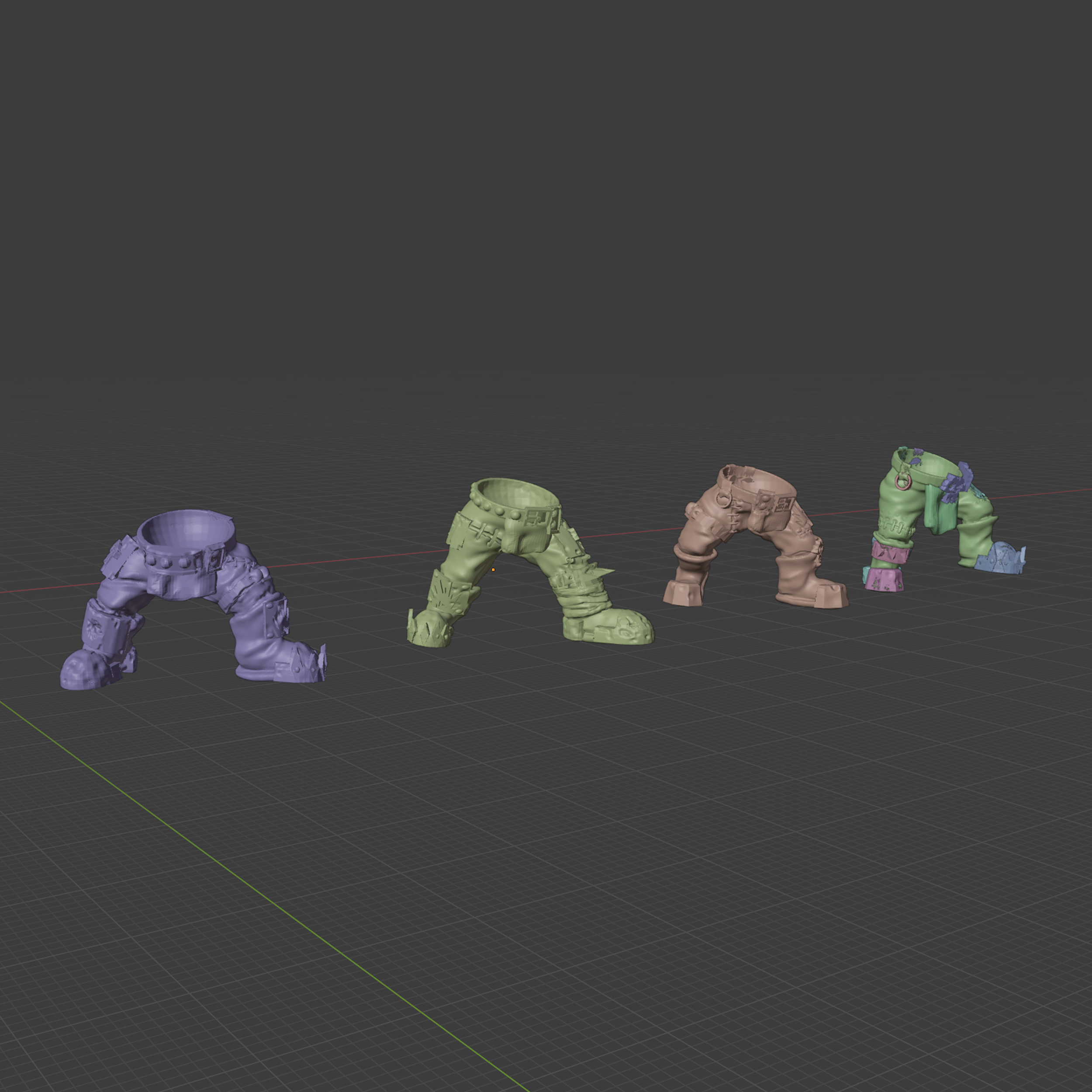 STL file Alternative Ork Legs 🎲・3D printable model to download・Cults