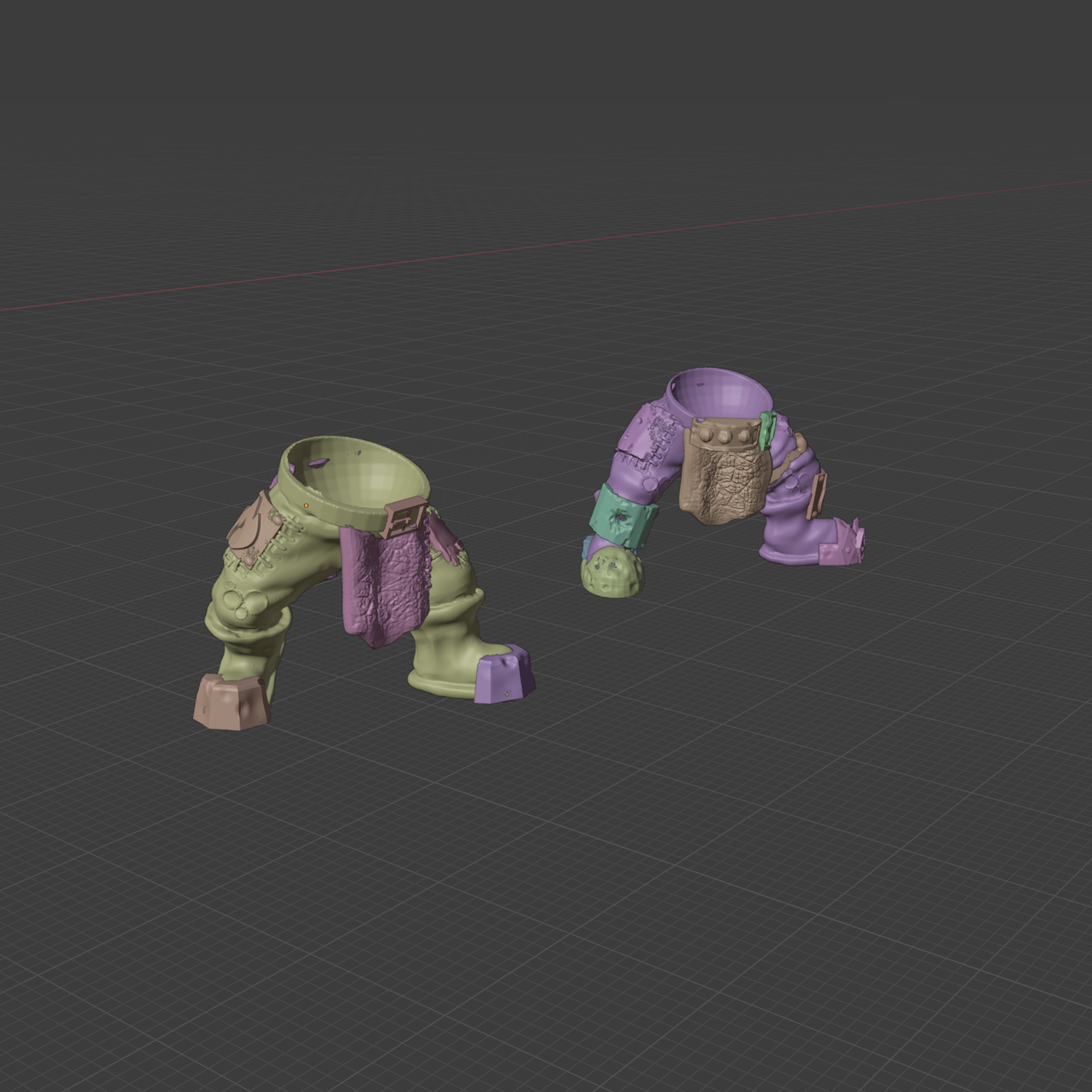 STL file Alternative Ork Legs 🎲・3D printable model to download・Cults