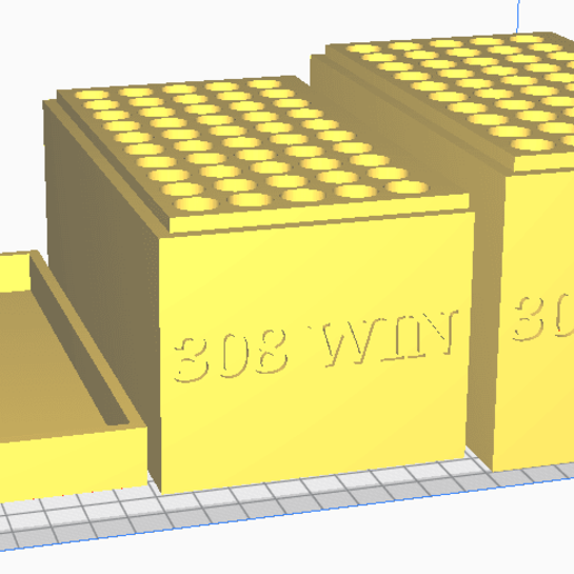 Download STL file 308, 308 WIN (50 Rounds) Stackable Ammo Storage • 3D ...