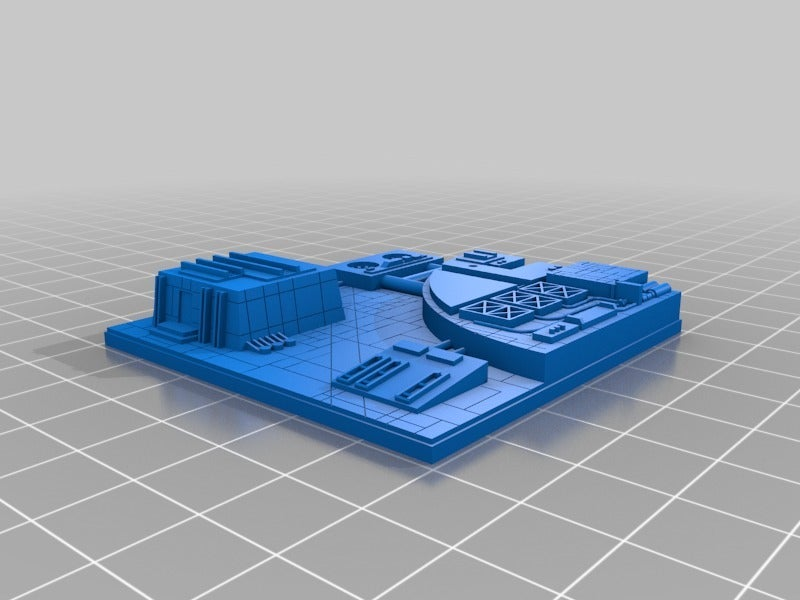 Free STL file Death Star Surface Tile 01A・3D printer design to download ...