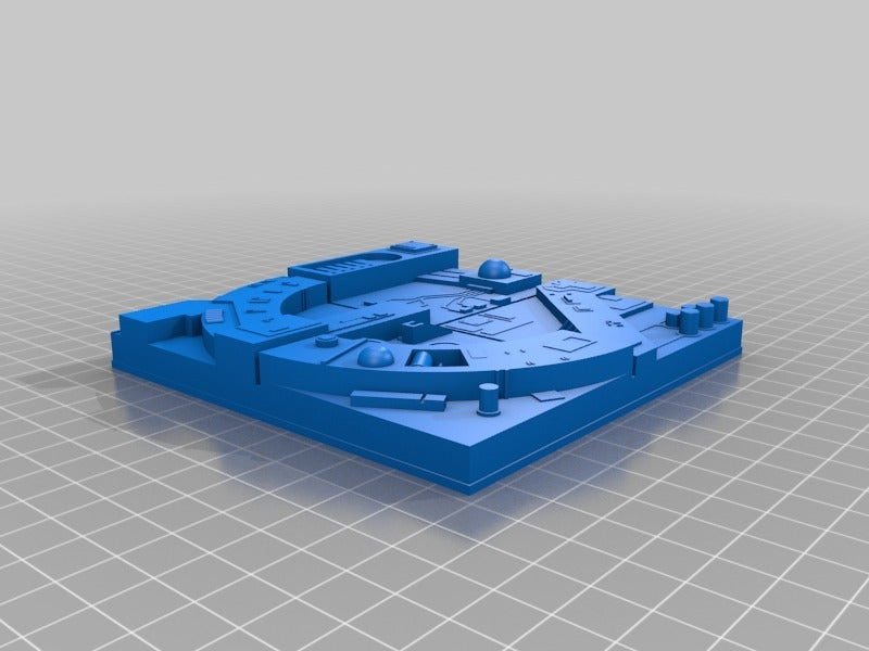 Free STL file Death Star Surface Tile 01F・3D print design to download・Cults