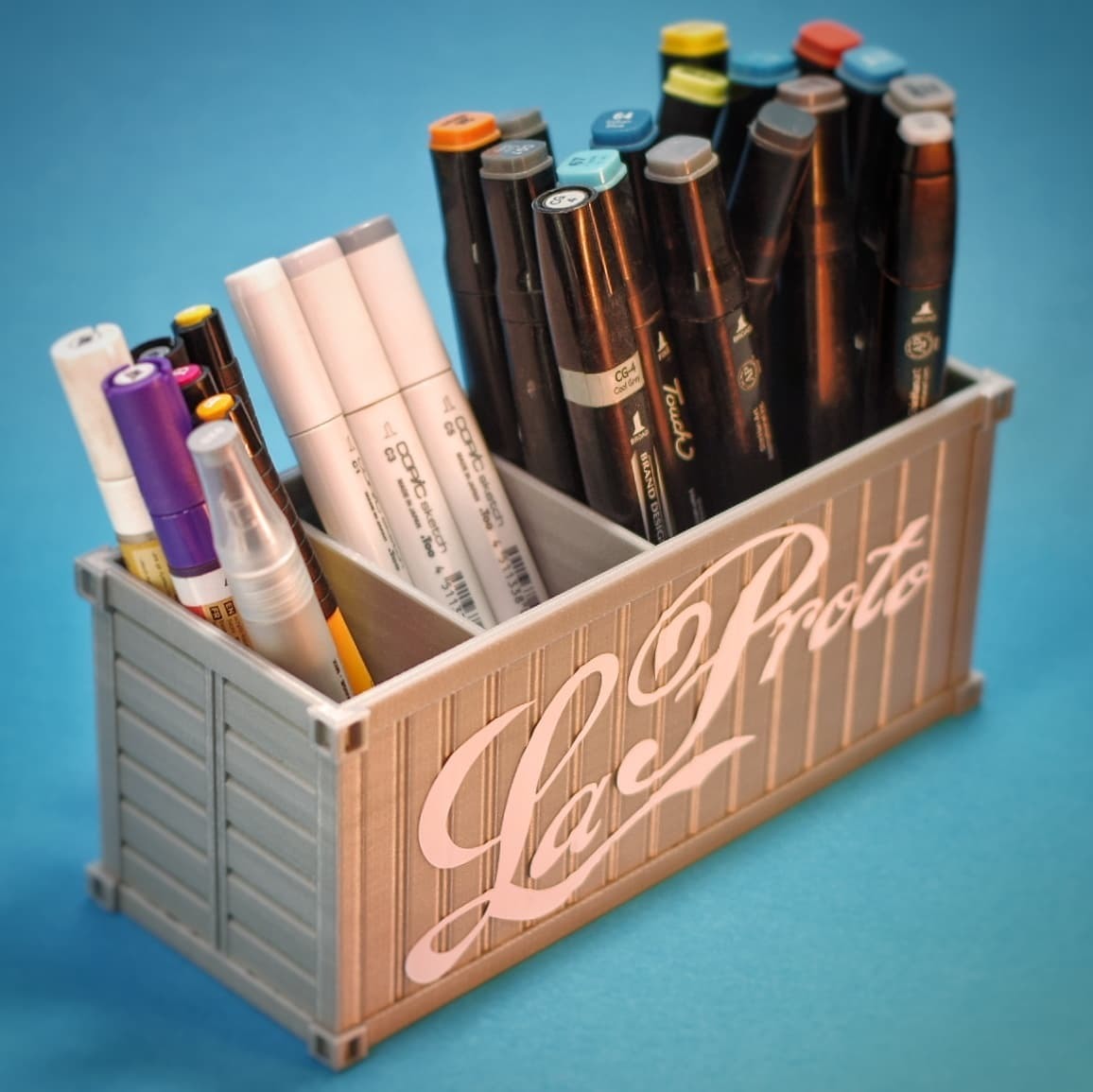 Файл STL Container Desk Organizer・Модель 3D-принтера для скачивания・Cults