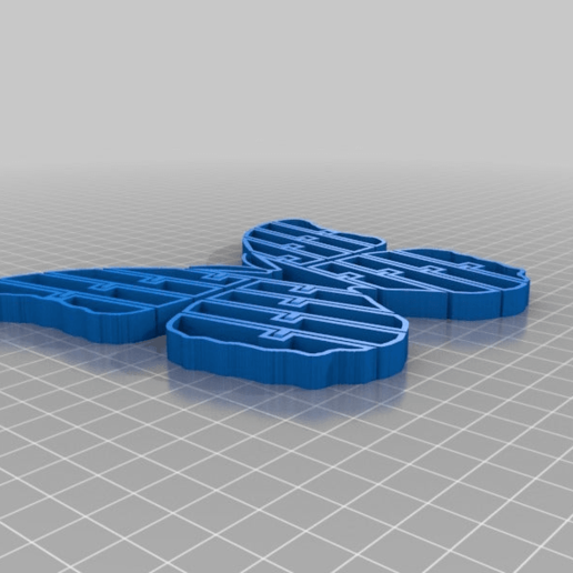 Download free STL file Hollow articulated butterfly 2 • 3D printable ...