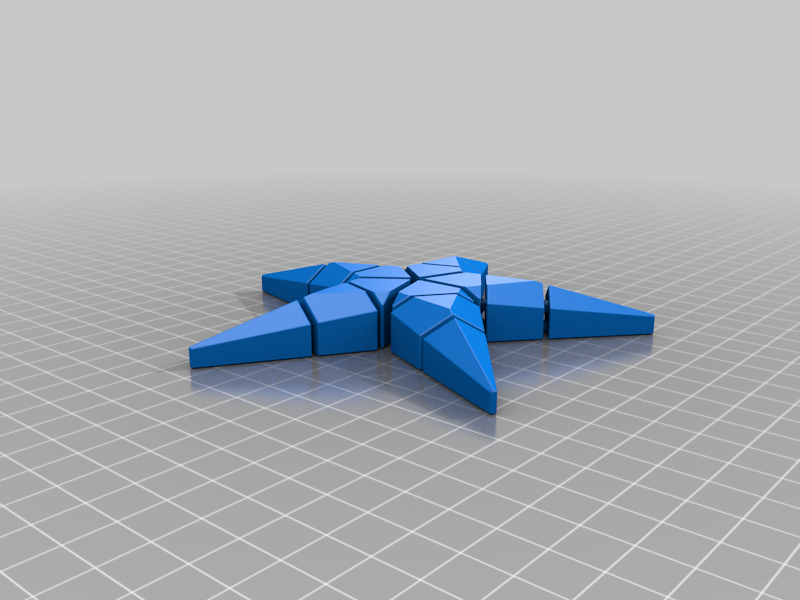 Free STL file Yet another articulated star・3D print object to download ...