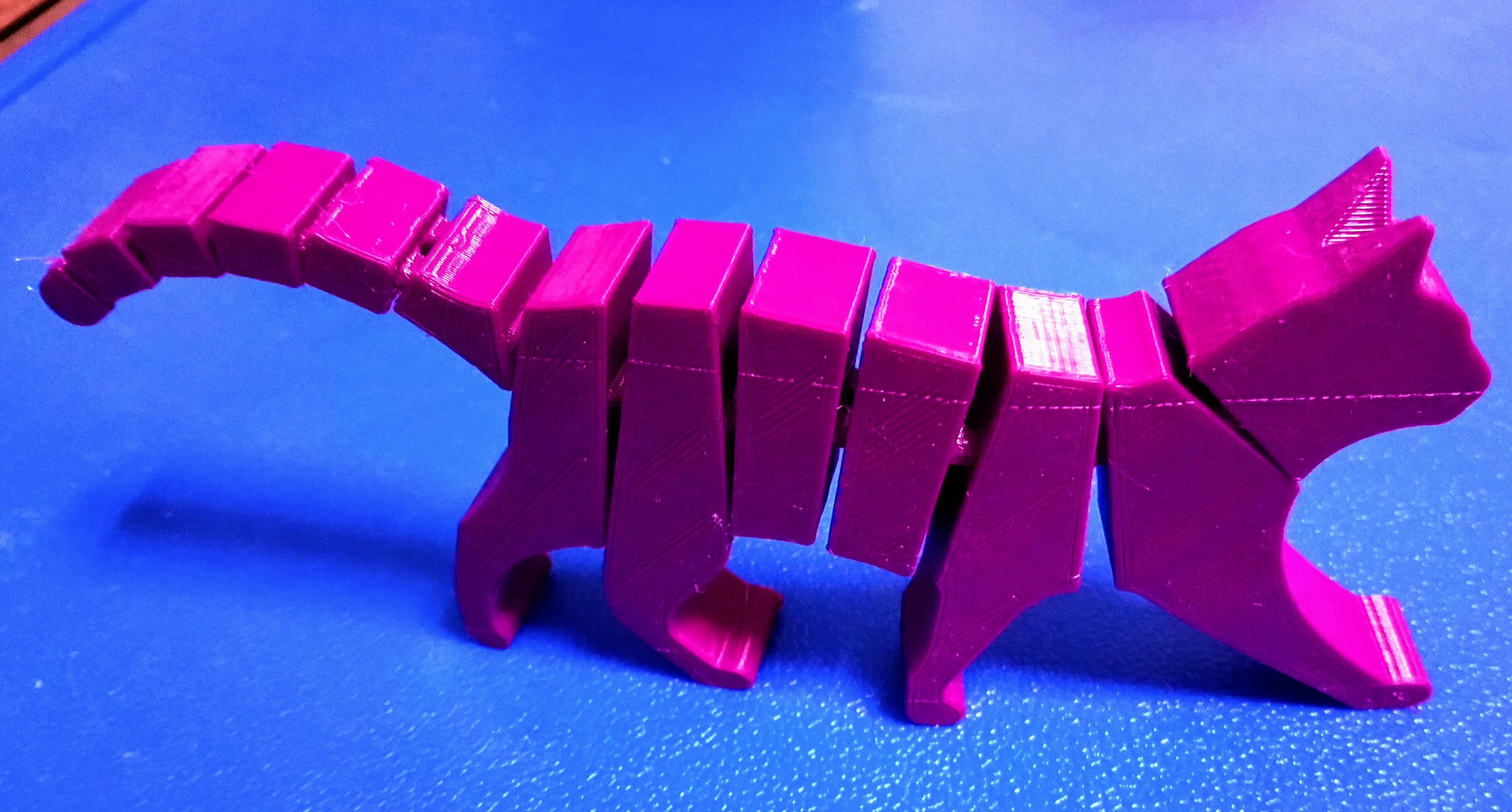 Free STL file Flexi Cat with hidden links・Design to download and 3D ...