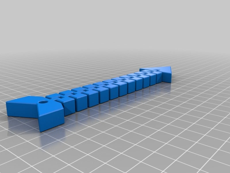 Бесплатный STL файл Articulated arrow・3D-печатная модель для загрузки・Cults