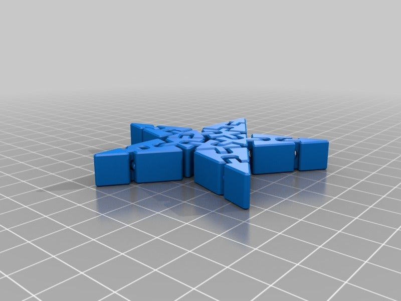 Free STL file Articulated star ⭐・Object to download and to 3D print・Cults