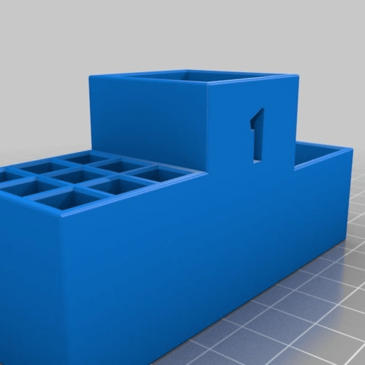 Download free STL file Number 1 pencil stand • 3D print object ・ Cults