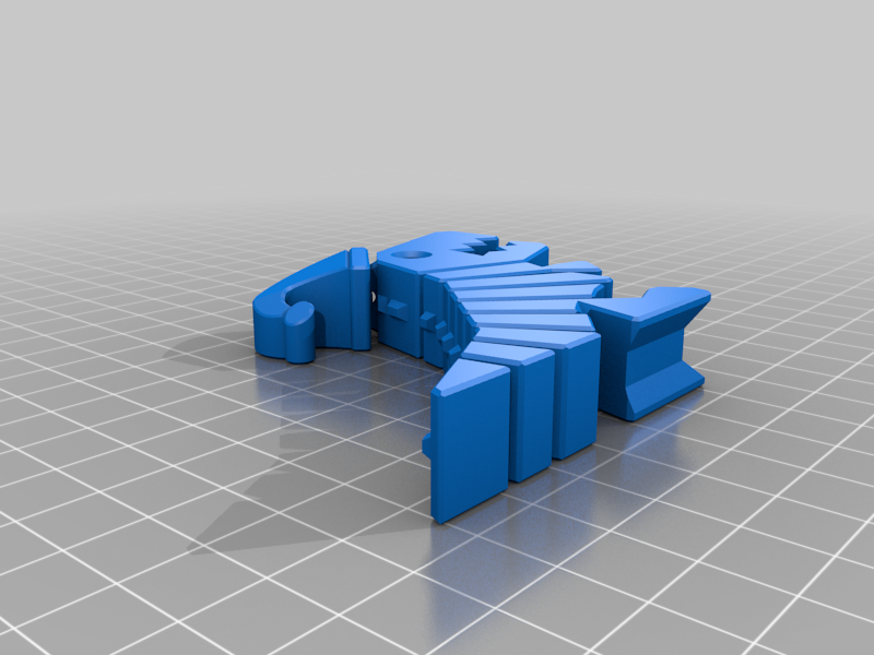 Free 3D file Flexi Rex with Xmas hat keychain 🎩・Design to download and ...