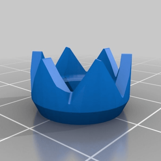 Download free STL file Another crown for Flexi Rex • 3D printer object ...