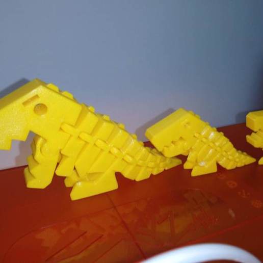 Download free STL file Flexi Rex with movable jaw • 3D printable model ...