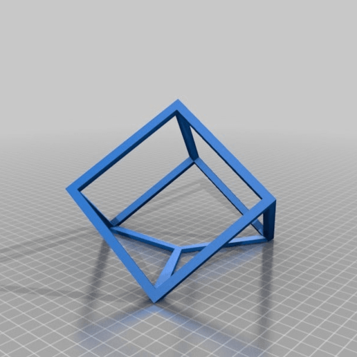 Download free STL file Cubic frame • 3D printer model ・ Cults