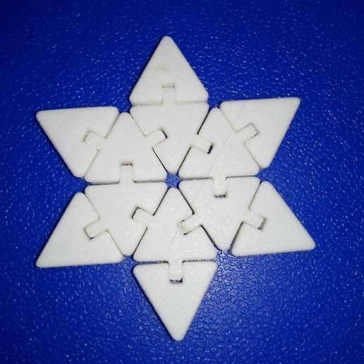 Download free STL file Another articulated star • 3D printing object ...