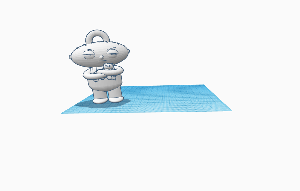 Бесплатный STL файл Keychain , Stewie , Brian・3D-печатная модель для ...
