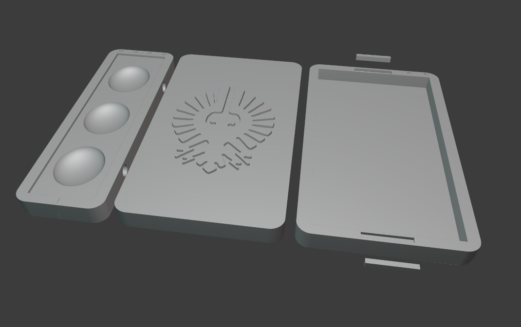 Free 3D file Golden Eagle mini wet pallet 🦅・3D printable model to ...