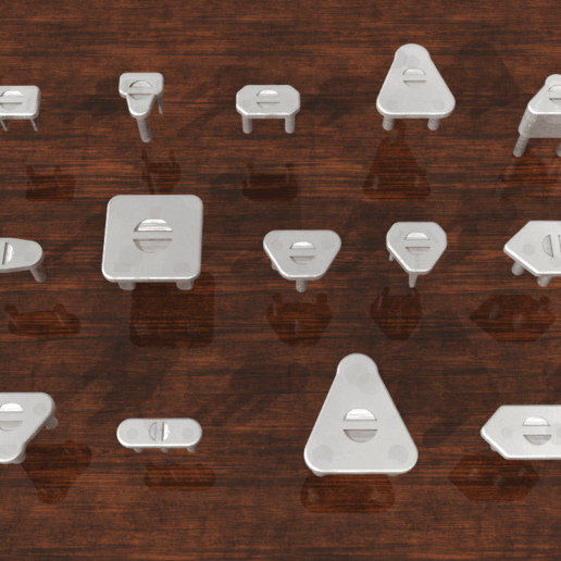 Download STL file Plug socket cover, all types A, B, C, D, E, F, G, H ...