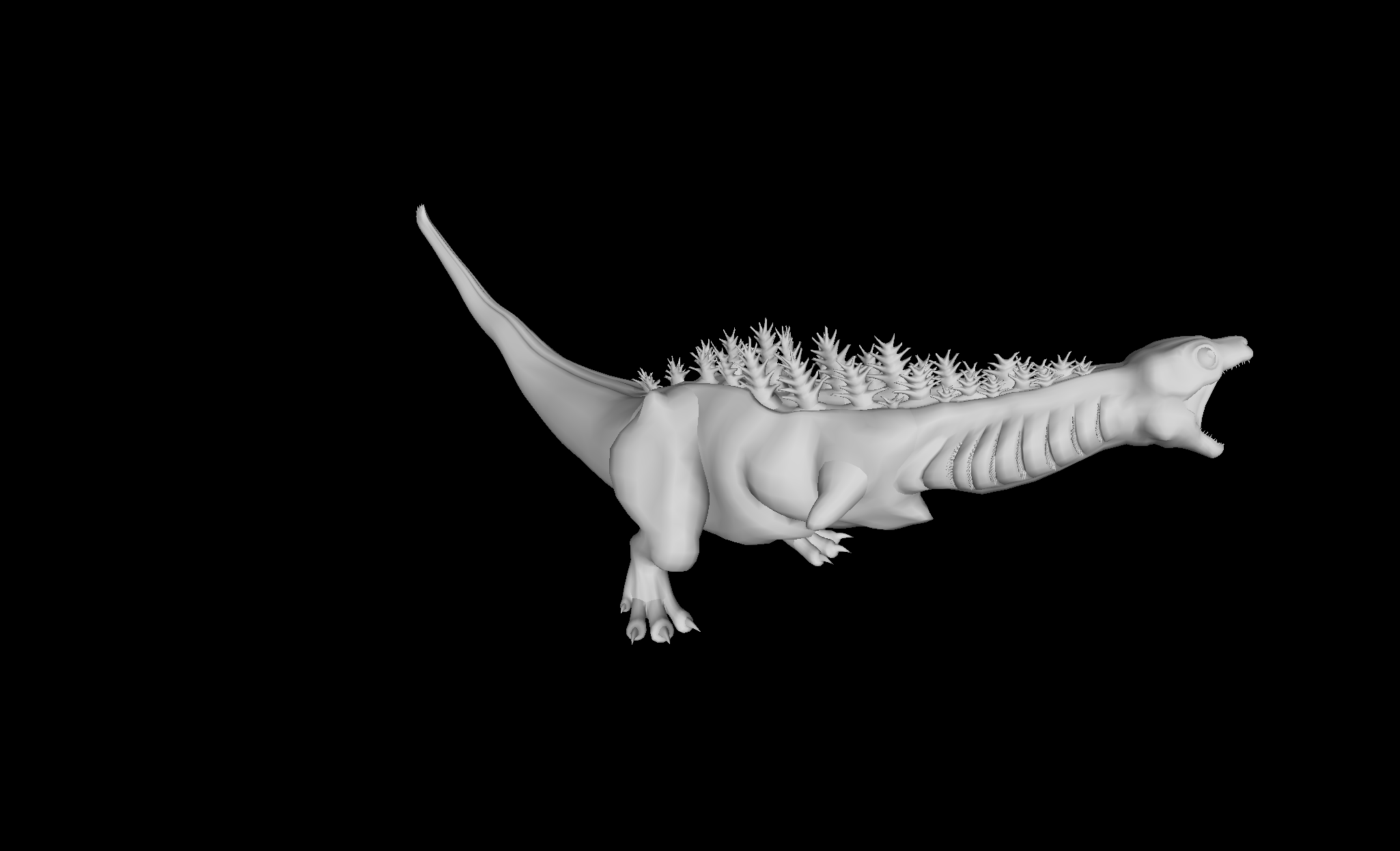 Бесплатный 3D файл Shin Godzilla Second Form・Дизайн 3D принтера для ...