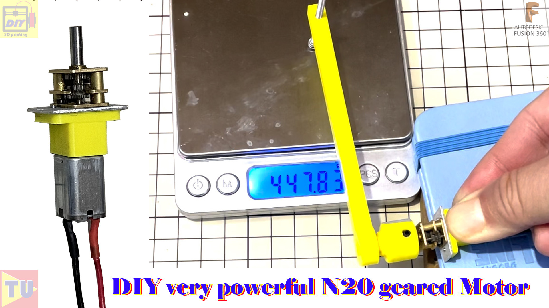 Free STL file mini N20 type all-metal geared motor・Design to download ...