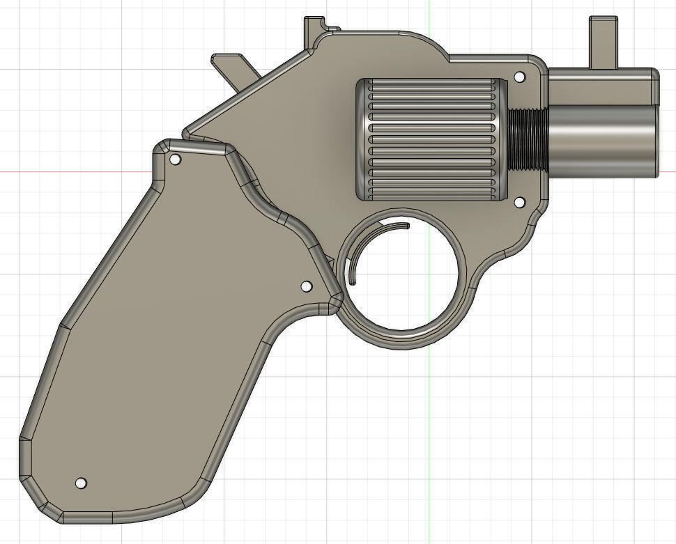 Download free STL file Gun drill using 1.5 V DC motor • 3D print design ...