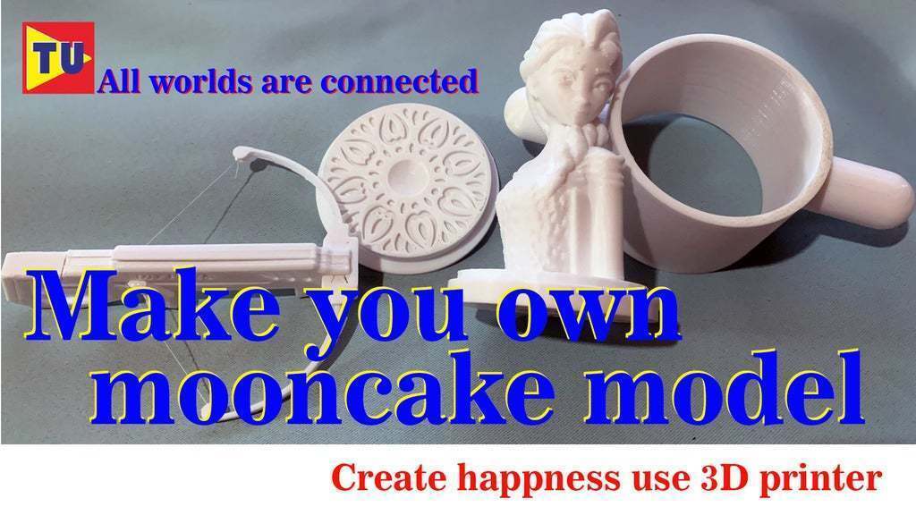 Free STL file mooncake・3D printable model to download・Cults