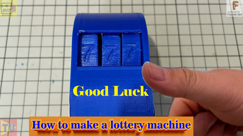Free STL file Lottery machine・Object to download and to 3D print・Cults