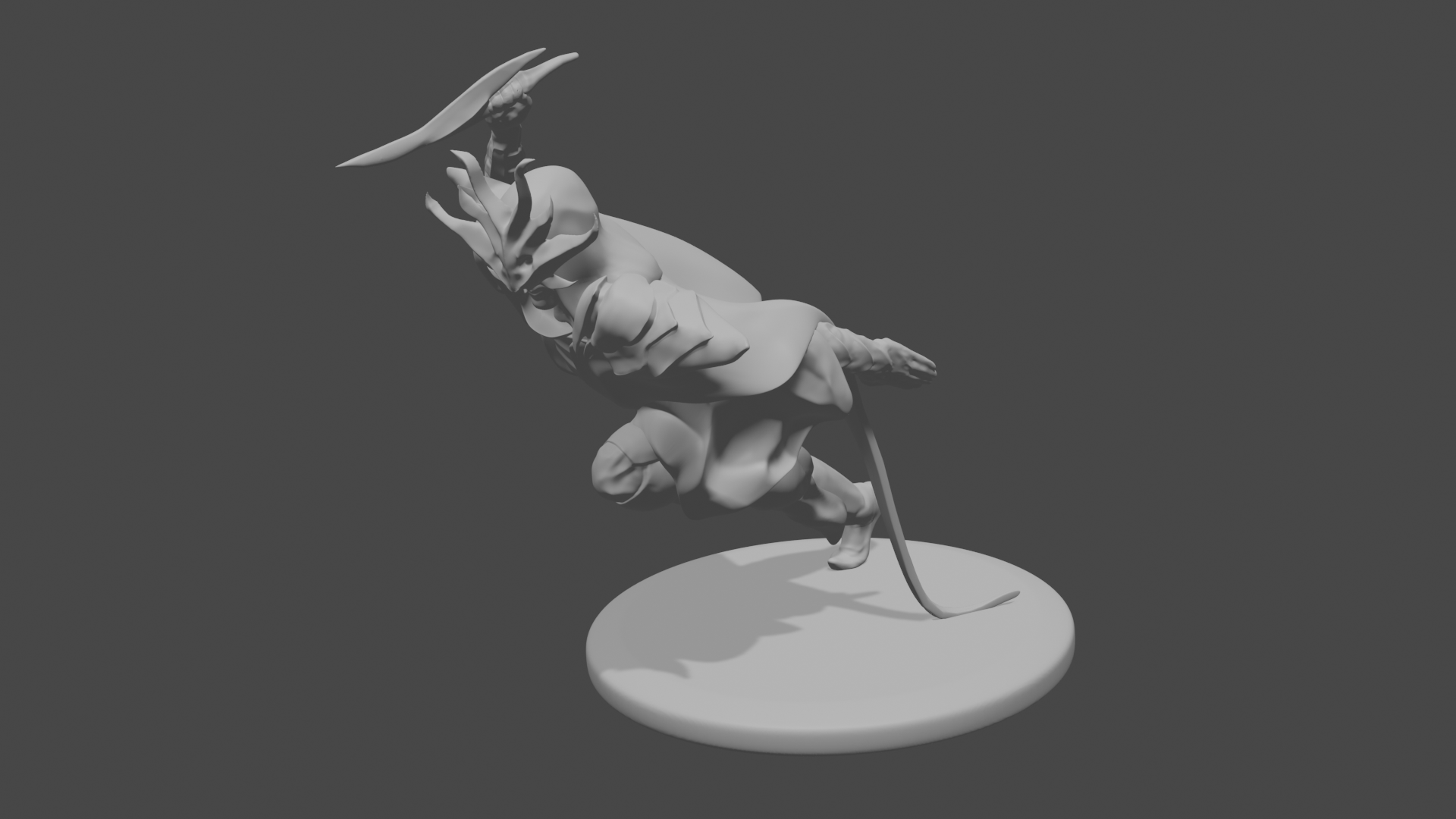 STL file Dragon cult assassin miniature・3D print design to download・Cults