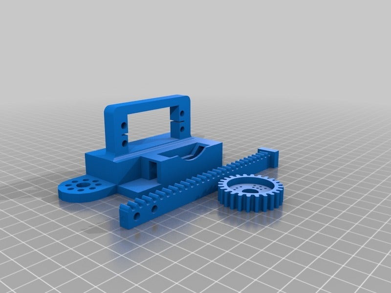 Download Free Stl File Modified Servo Linear Actuator • 3d Printable