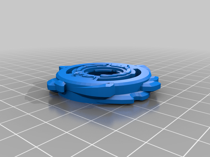 Free STL file Beyblade Bey 003 Demon Face・Design to download and 3D ...