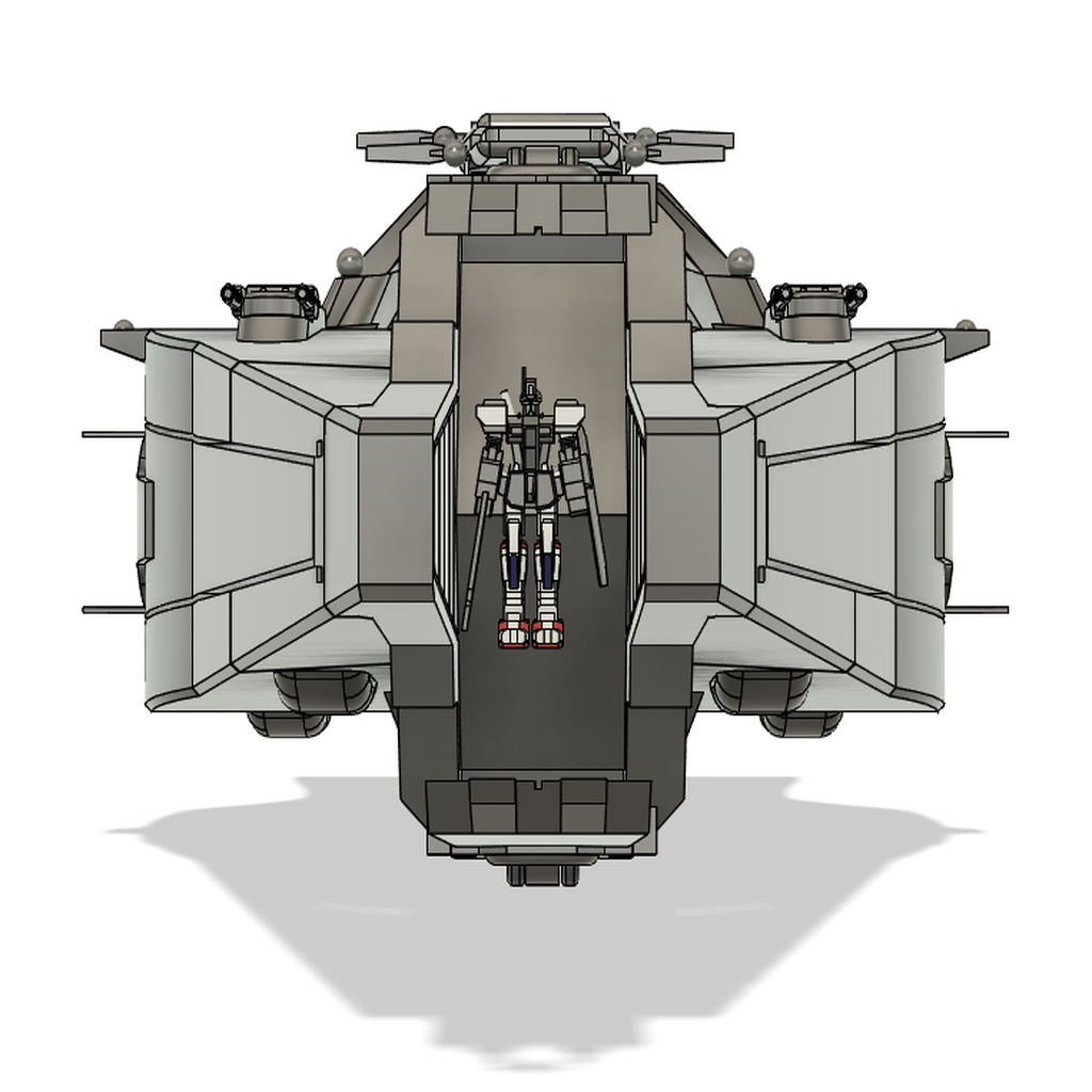 Free STL file Agamemnon-class refit 1/1700 🤖・Object to download and to ...