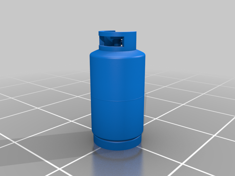 Free STL file gas cylinder 🚂・3D printable model to download・Cults