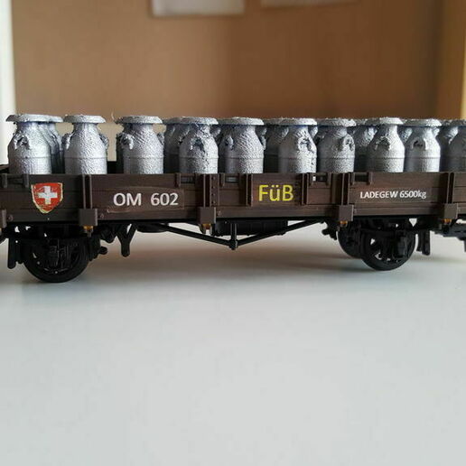 Download free STL file Milk churn g gauge, 1 gauge, o gauge, oe gauge ...