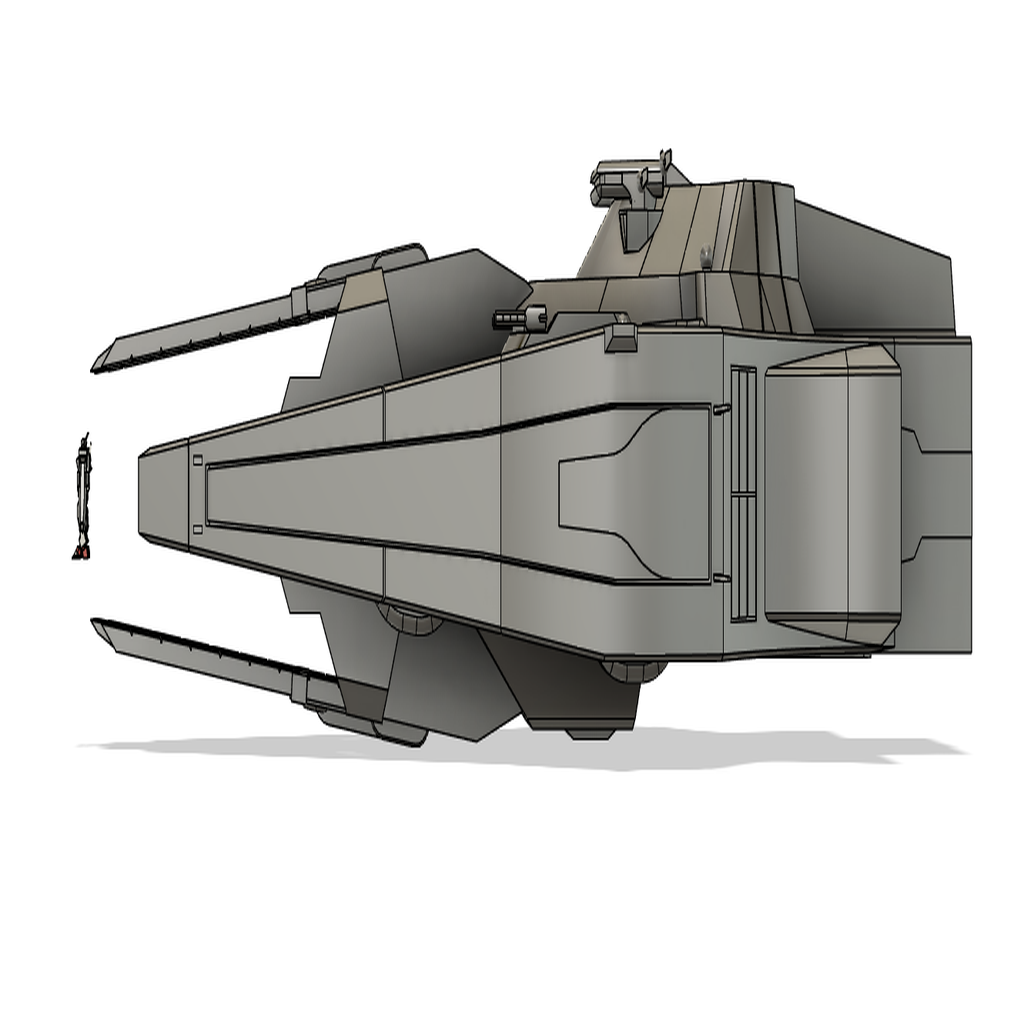 Free STL file Agamemnon-class refit 1/1700 🤖・Object to download and to ...