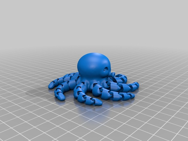 Free STL file Lindo Mini Pulpo 🎲・3D printer model to download・Cults