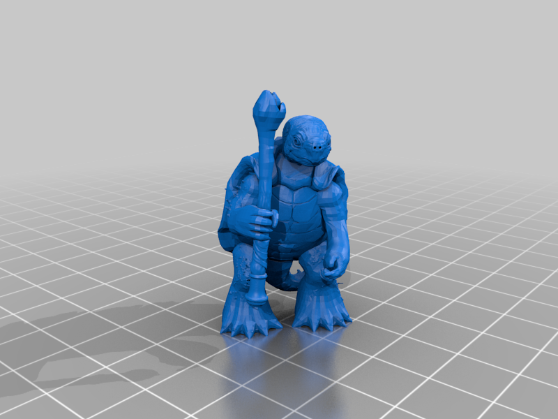 Free STL file Tortle Wizard (remix)・3D printing model to download・Cults