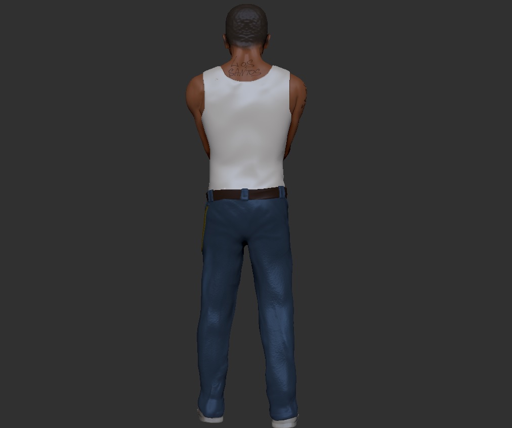 3D file Carl Johnson. GTA: San Andreas・3D printable model to download・Cults