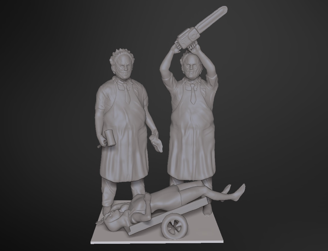 STL file Leatherface. (The Texas Chainsaw Massacre) 🪚・3D printing ...