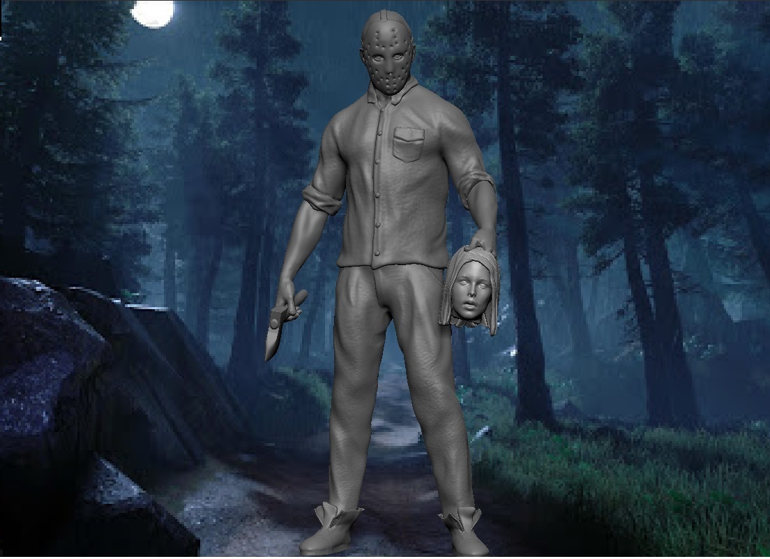 3D file Friday the 13th. Jason Voorhees・Model to download and 3D print ...