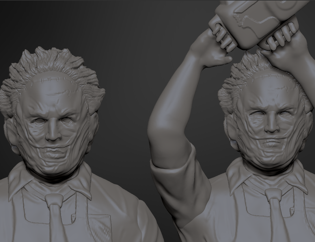 STL file Leatherface. (The Texas Chainsaw Massacre) 🪚・3D printing ...