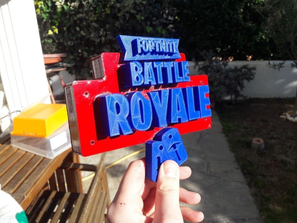 Бесплатный STL файл fortnite logo・3D-печатная модель для загрузки・Cults