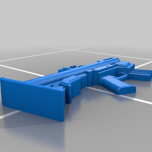 Download free STL file assault rifle fortnite • Template to 3D print ...