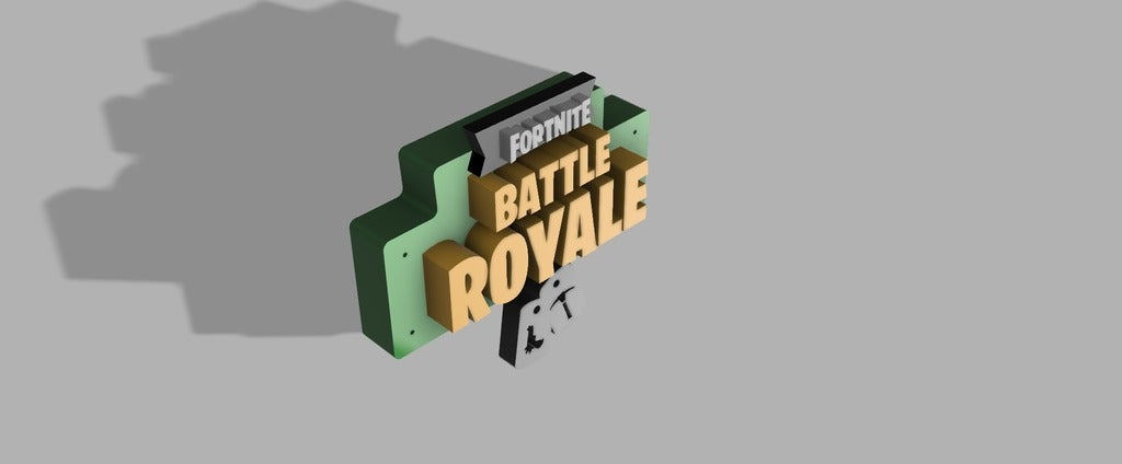 Бесплатный STL файл fortnite logo・3D-печатная модель для загрузки・Cults