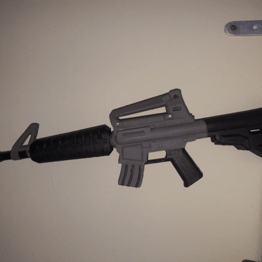 Download free STL file assault rifle fortnite • Template to 3D print ...