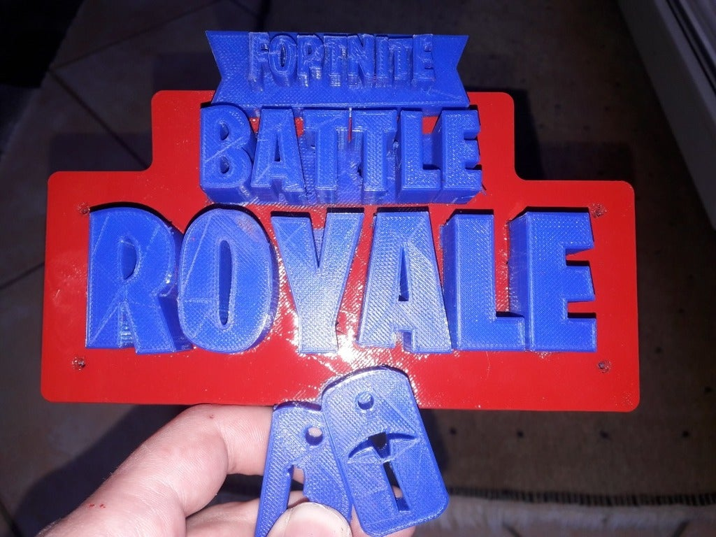 Бесплатный STL файл fortnite logo・3D-печатная модель для загрузки・Cults