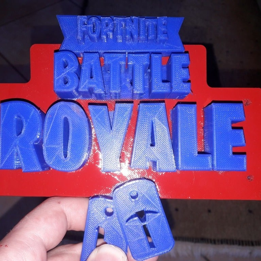 Télécharger fichier STL gratuit logo fortnite • Objet pour impression ...
