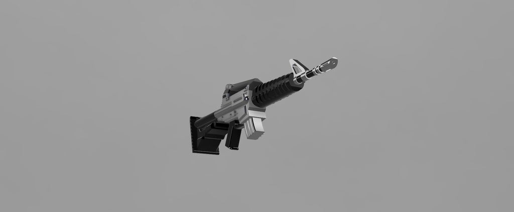 Free STL file assault rifle fortnite 🔫・3D printable model to download・Cults