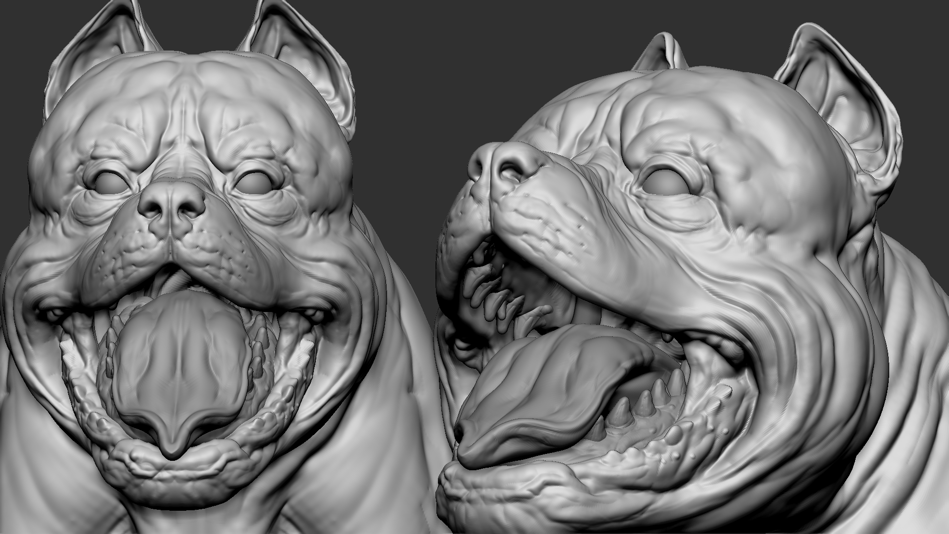 STL file Dog Ptibull・Template to download and 3D print・Cults