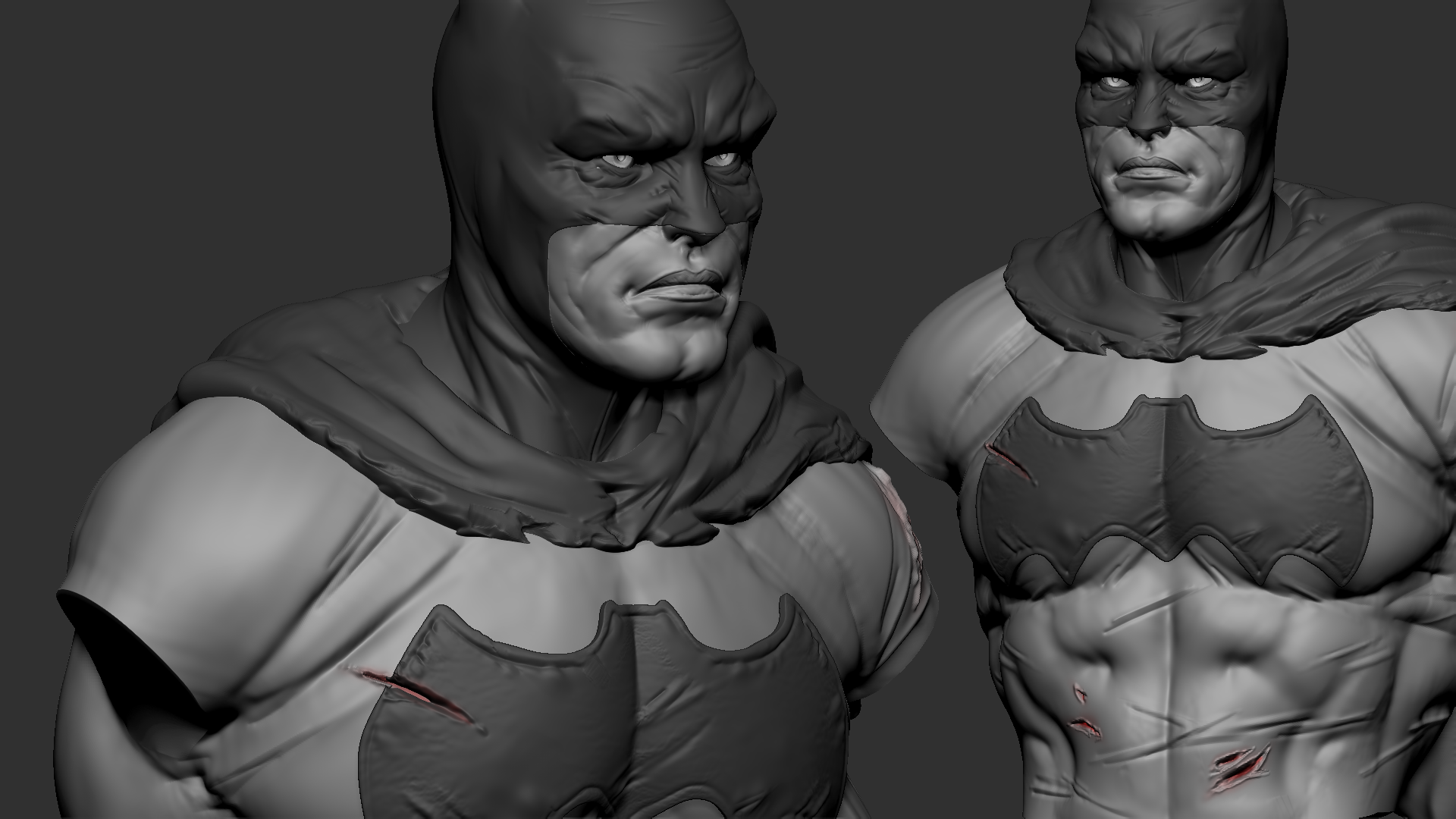 Fichier STL Batman the dark return - Buste・Objet imprimable en 3D à télécharger・Cults