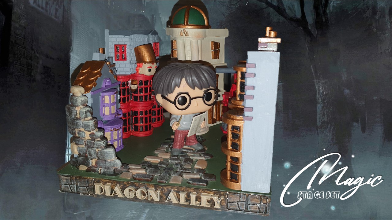 STL file DIAGON ALLEY HARRY POTTER・3D printing model to download・Cults