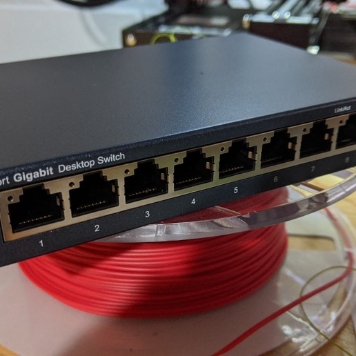 Download STL file 8 Port Network switch Bracket • Design to 3D print ...