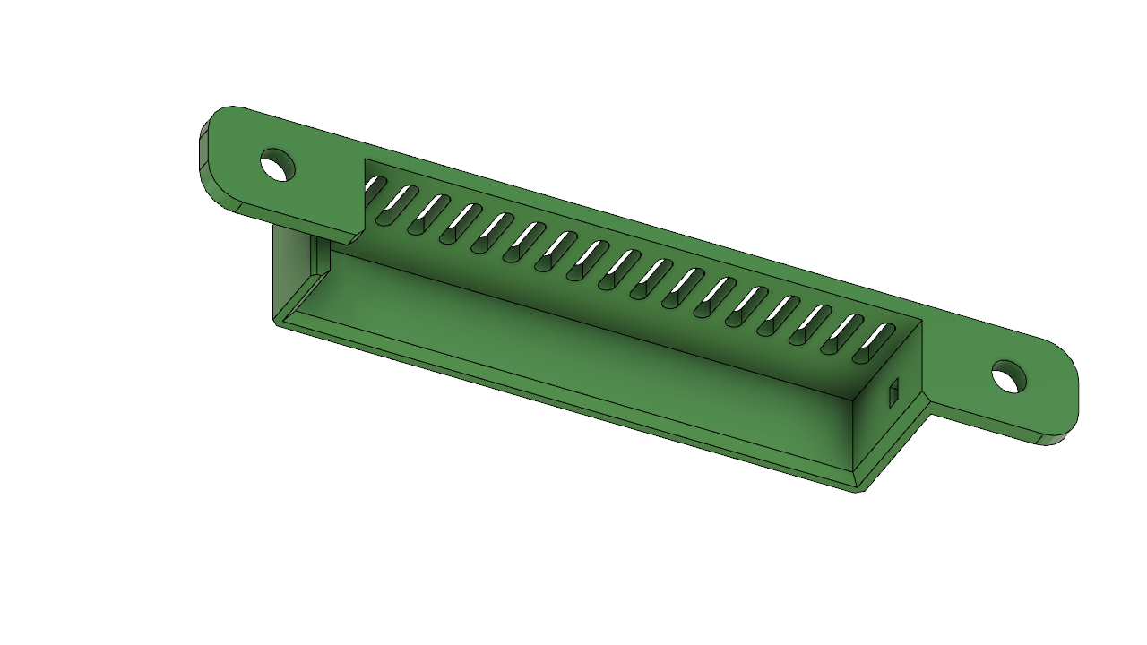 Download STL file 8 Port Network switch Bracket • Design to 3D print ...